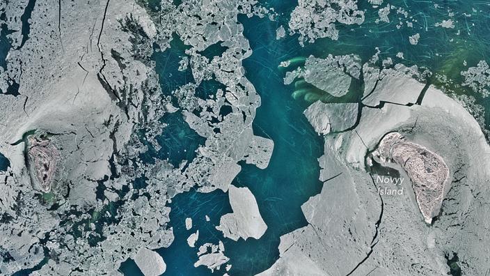 Misteriosas líneas en el mar Caspio son vistas desde el espacio | HISPANTV