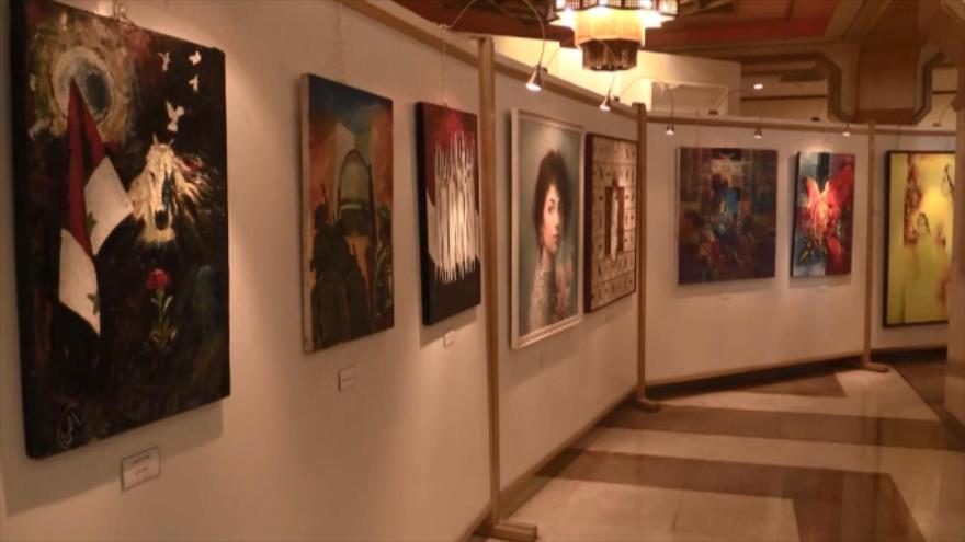 Abre sus puertas una exposición de arte comprometido en Damasco | HISPANTV