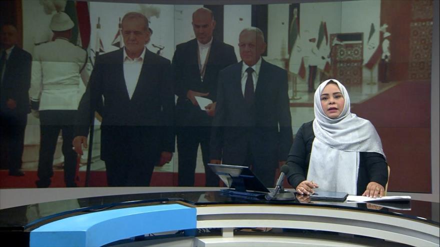 Presidente de Irán Masud Pezeshkian llegó a capital iraquí - Noticiero ...